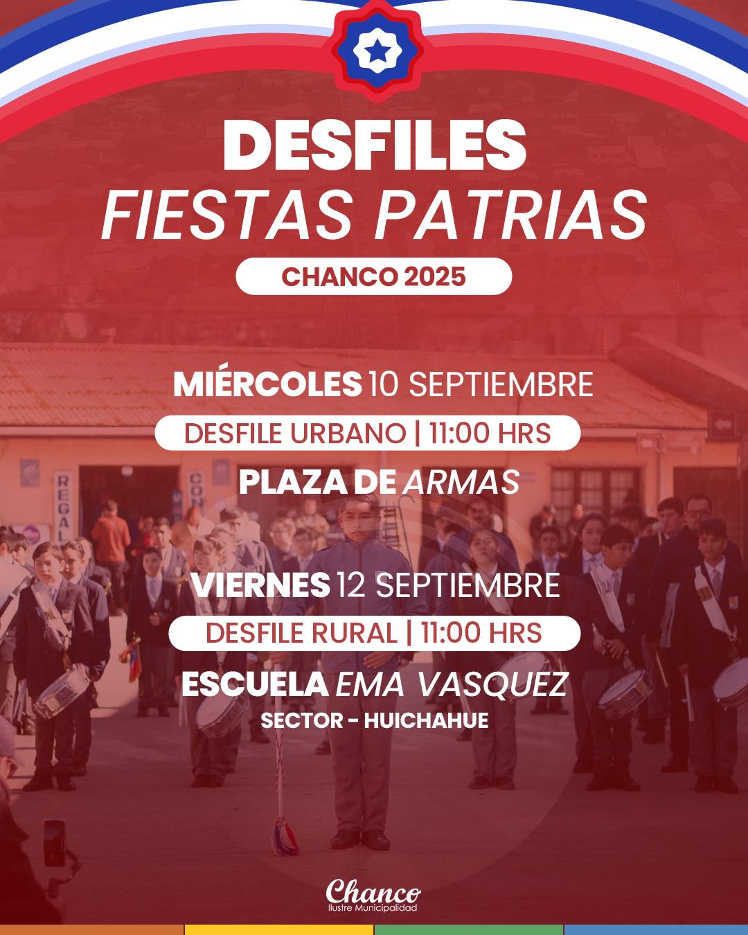 Chanco se alista para sus desfiles de Fiestas Patrias 2025 ...