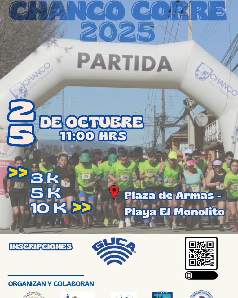 “Chanco Corre 2025” reunirá a la comunidad en una gran fiesta deportiva ...
