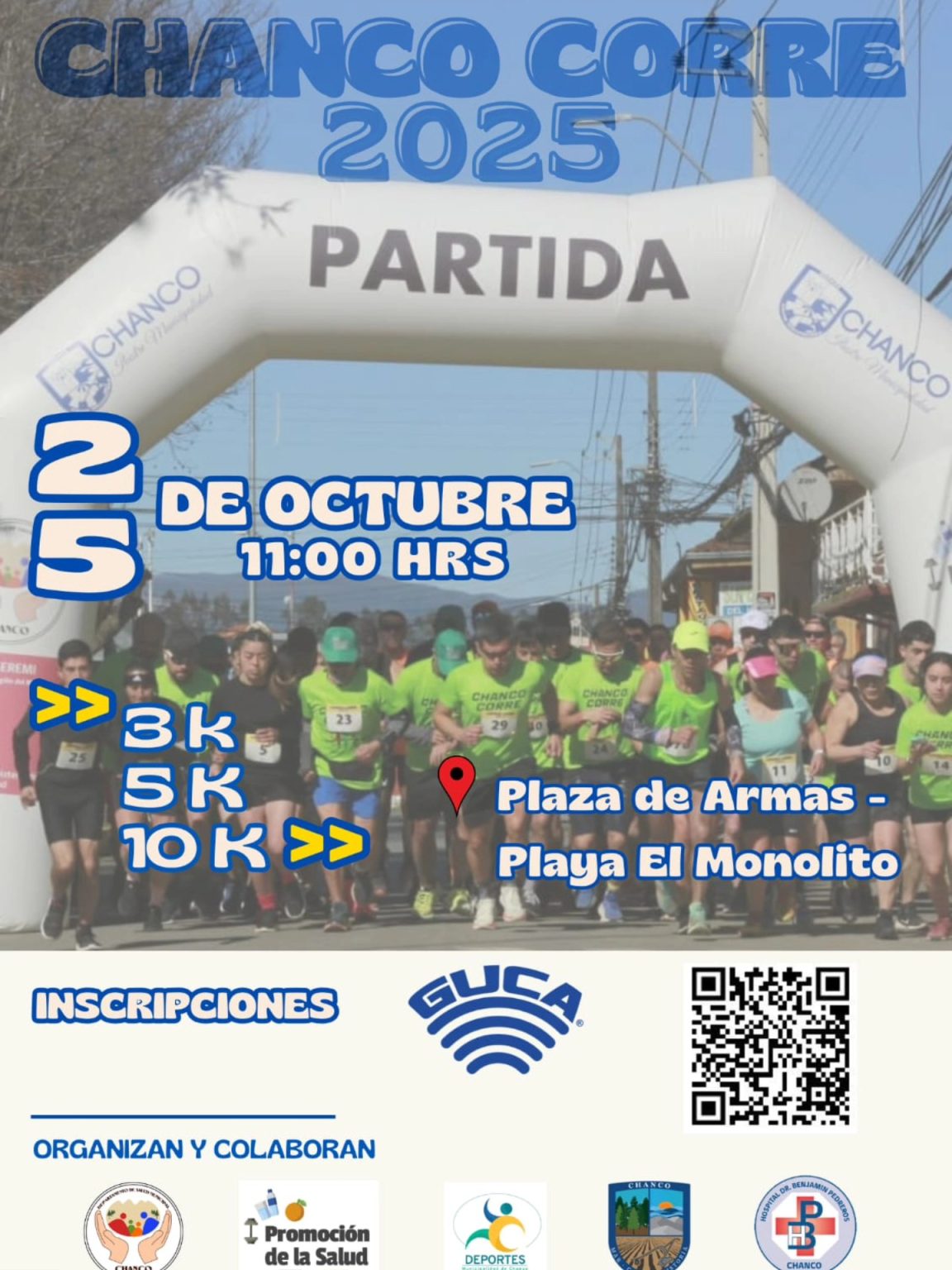 Chanco Corre 2025” regresa con recorridos de 3K, 5K y 10K en un ...